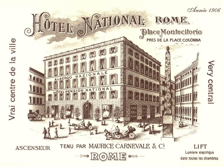 History of 4 Star Hotel in Rome | Hotel Nazionale Roma